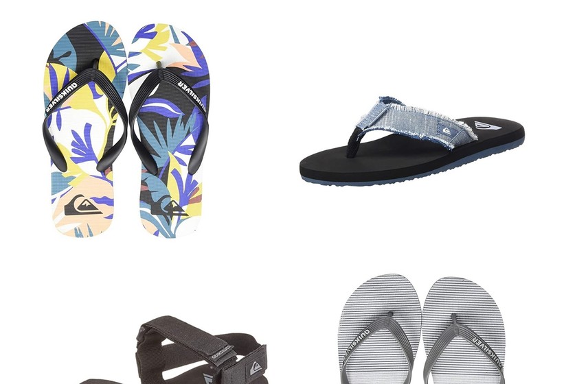 Chollos en tallas sueltas de chanclas y sandalias Quiksilver por menos ...