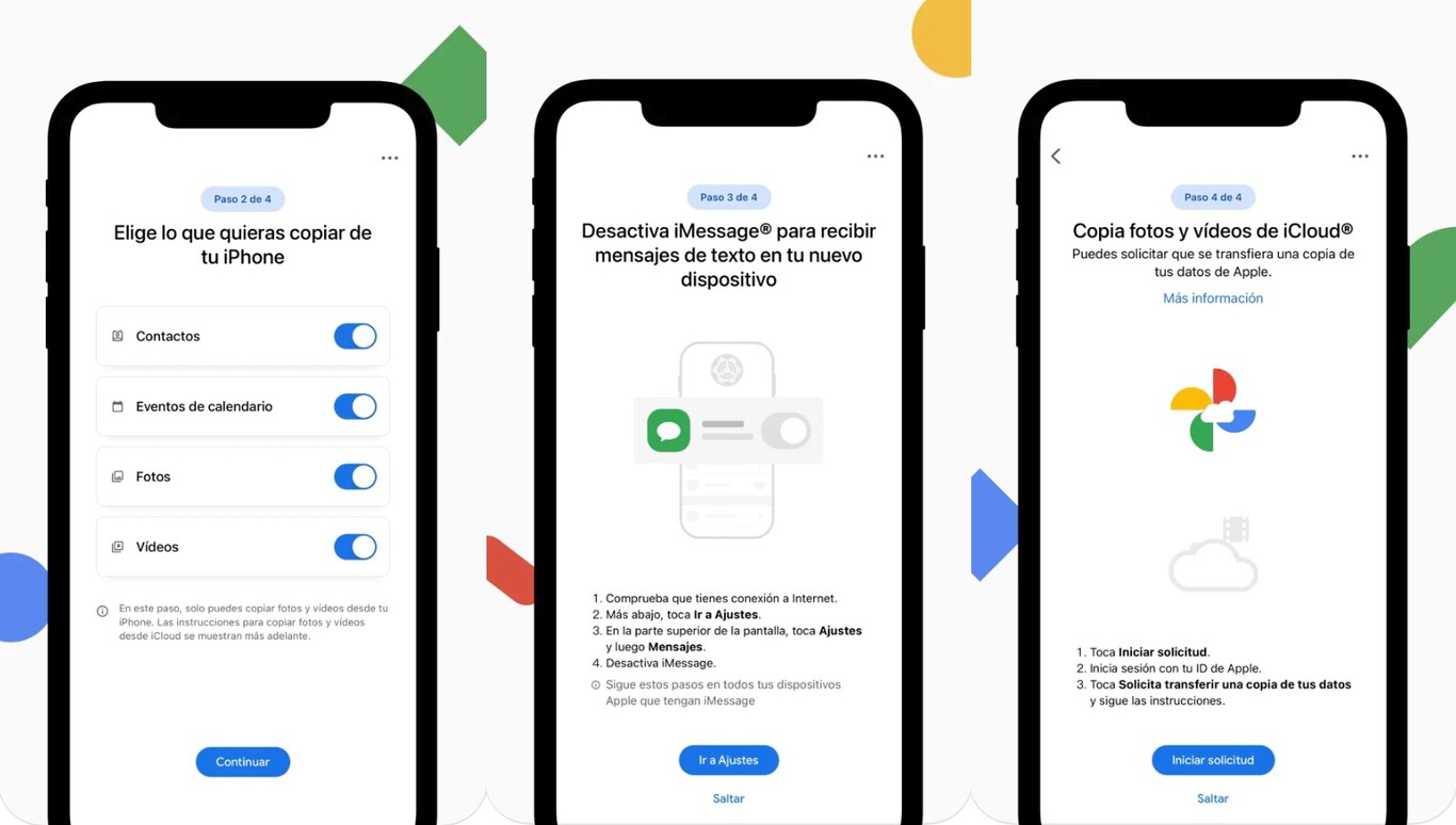 Cambiar de iOS a Android y mantener los datos ahora es mucho más fácil ...