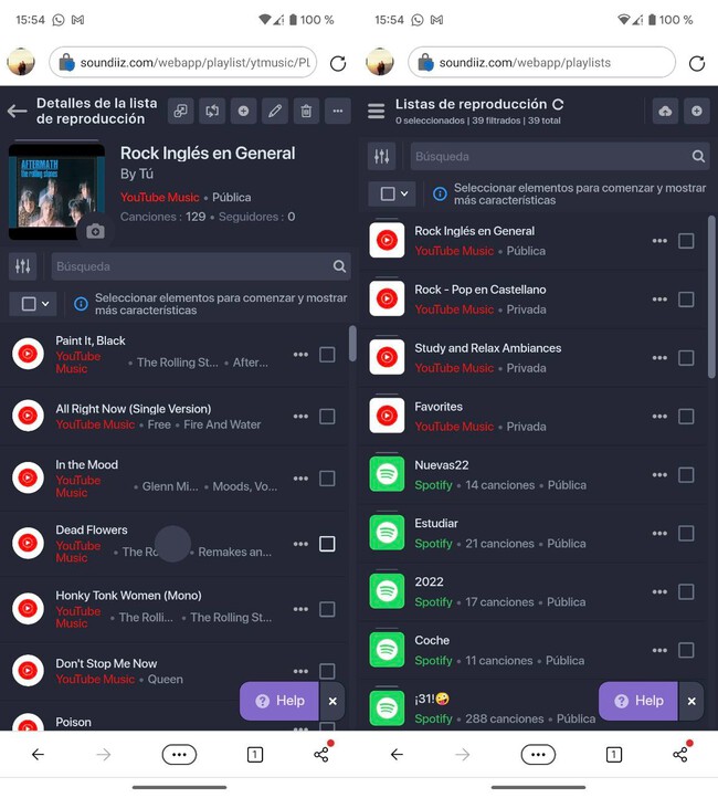 Cómo pasar listas de Spotify a YouTube Music: así lo hago sin apps