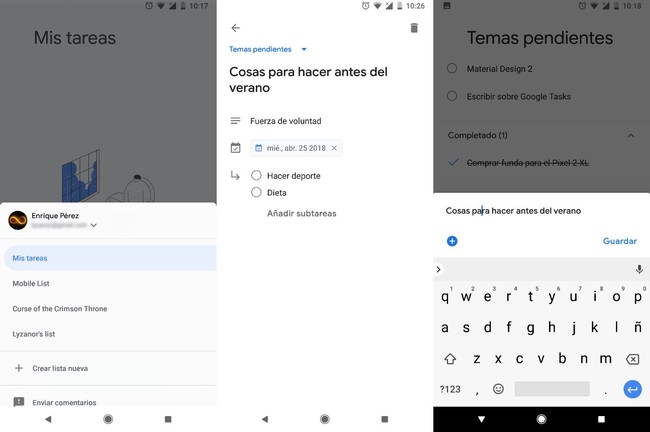 Google Tasks: así es la nueva aplicación de tareas integrada con Gmail ...