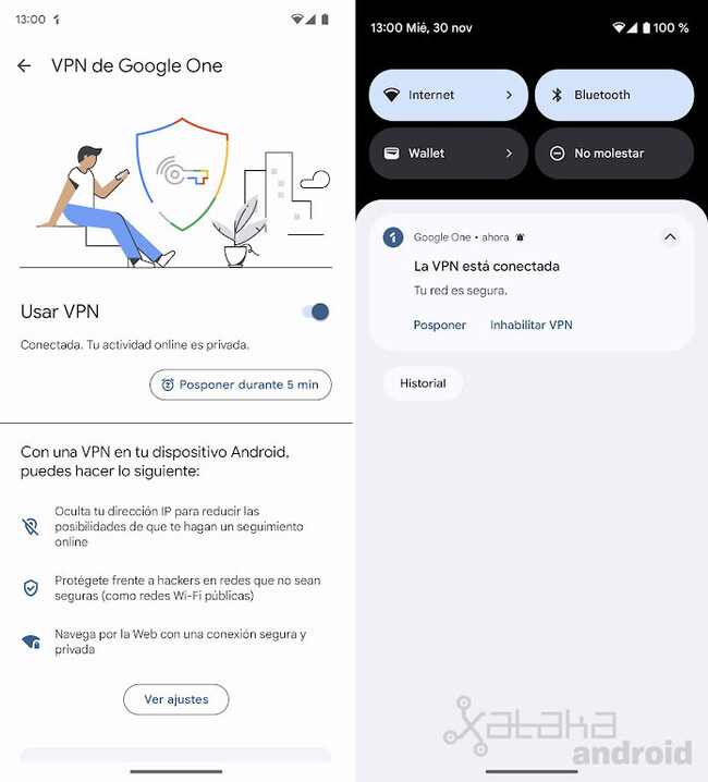 Si tienes un Pixel 7 ya puedes activar gratis el VPN de Google One para que tu actividad online ...
