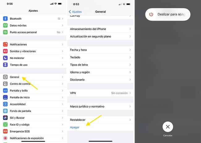 Cómo apagar un iPhone 13, iPhone 12, iPhone X y otros: todas las formas