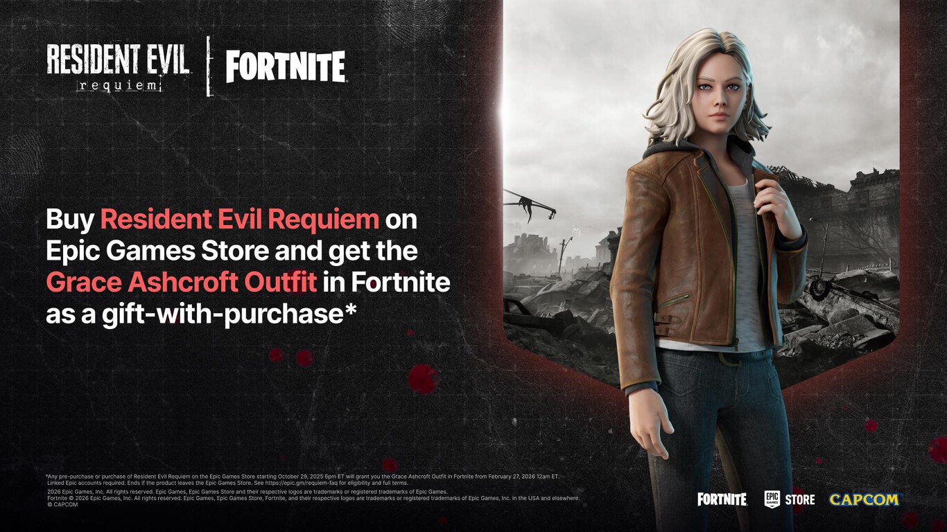 Regalo de Resident Evil 9 Requiem en Fortnite: recibe la skin de Grace ...