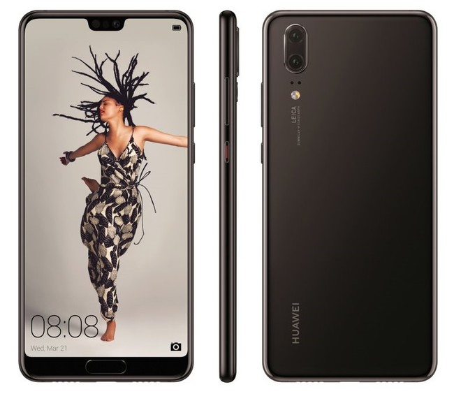 La línea Huawei P20 se muestra en todo su esplendor: un modelo con tres cámaras traseras, pero ...