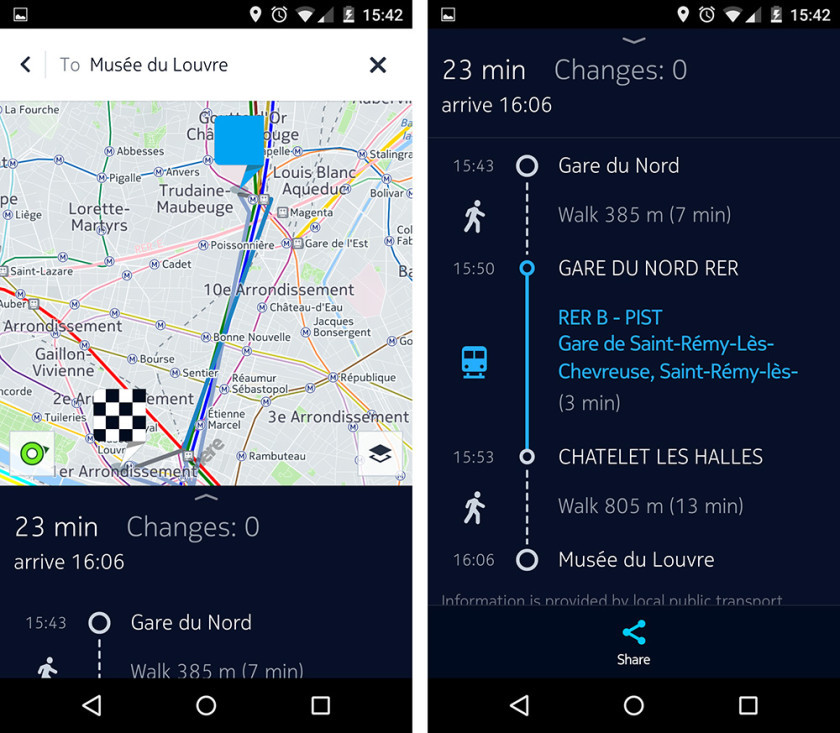 Here Maps Beta se actualiza en Android, y ahora nos deja compartir ...