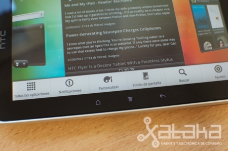 HTC Flyer, análisis de un tablet diferente