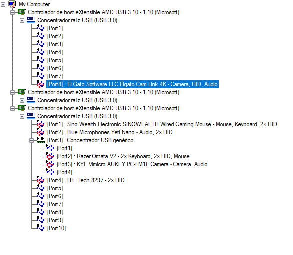 Conoce infinidad de detalles de todos los dispositivos conectados en tu PC con USBTreeView