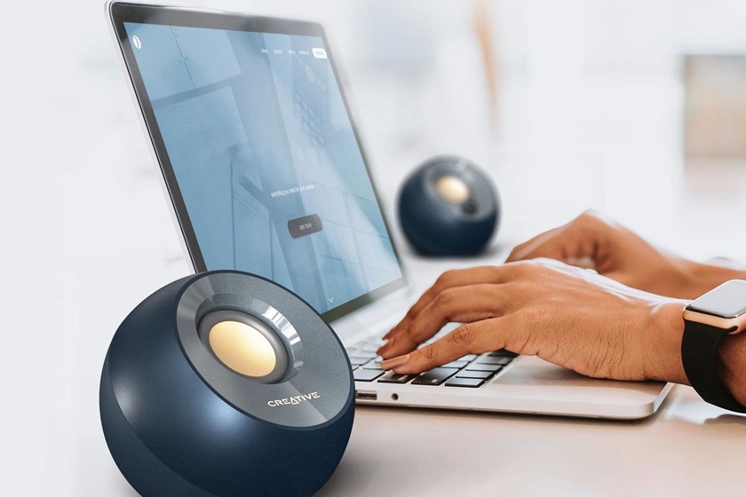 Los nuevos altavoces Pebble V2 de Creative llegan con la misma forma esférica que sus ...