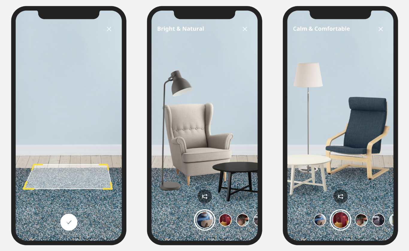 IKEA sigue profundizando en la realidad aumentada para que puedas ver cómo quedan sus muebles en ...