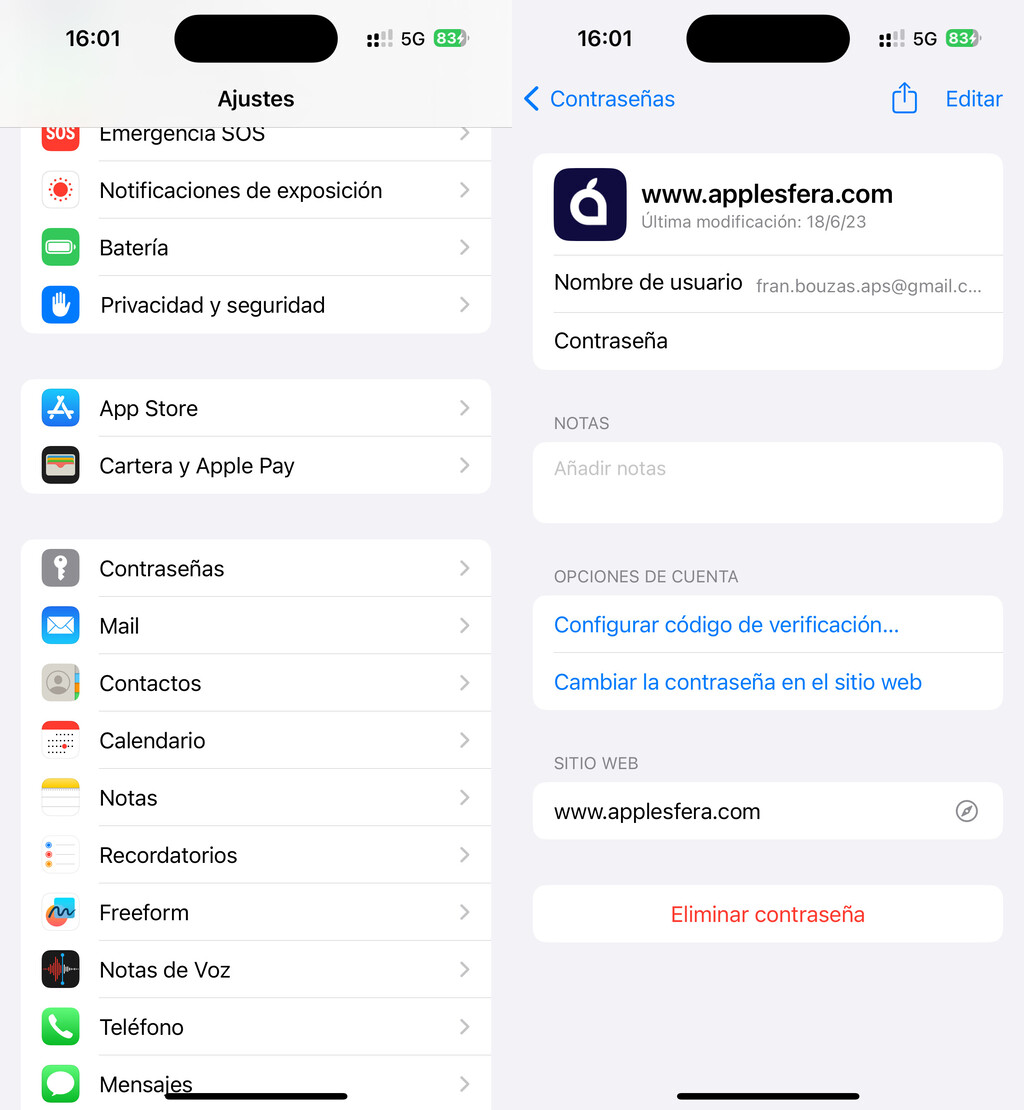 Cómo encontrar las contraseñas guardadas en tu iPhone y tu Mac