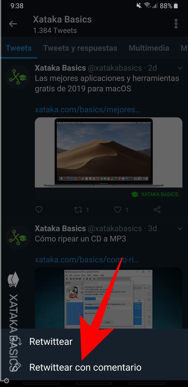 Twitter: cómo hacer un retweet con un GIF, foto o vídeo