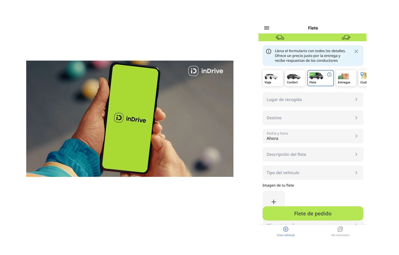 inDrive Flete llega a más ciudades de México: desde una SUV o hasta un ...