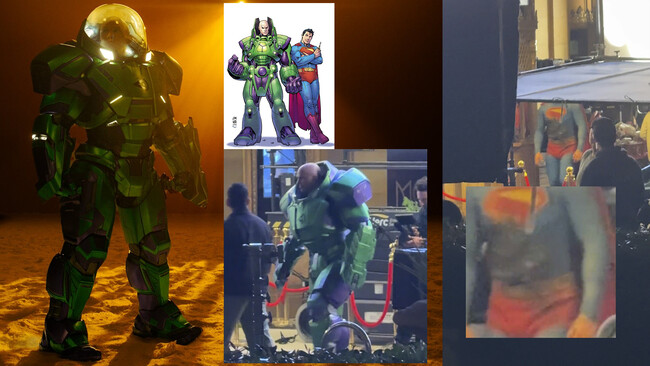 Aparecen más imágenes y vídeos de Superman y Lex Luthor con armadura en ...