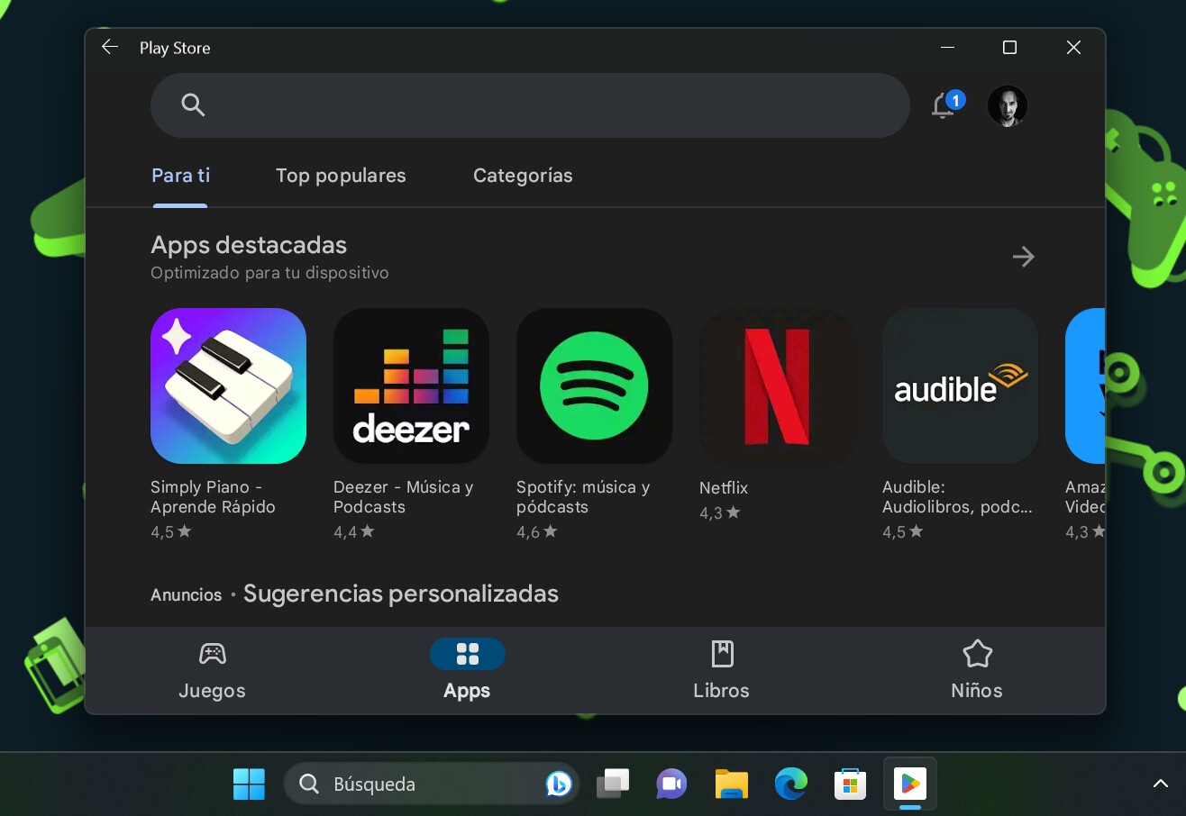Google Play Store en Windows 11: cómo instalar la tienda Android para poder instalar cualquier ...