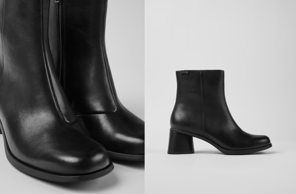 Así son los botines negros de Camper más cómodos que combinan con todo ...