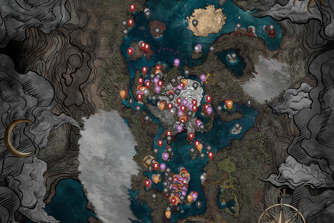 Mapa interactivo de Clair Obscur Expedition 33 con todas las ...