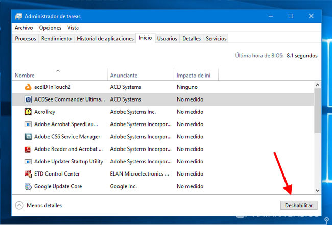 Cómo quitar aplicaciones del inicio de Windows 10 para que cargue más ...