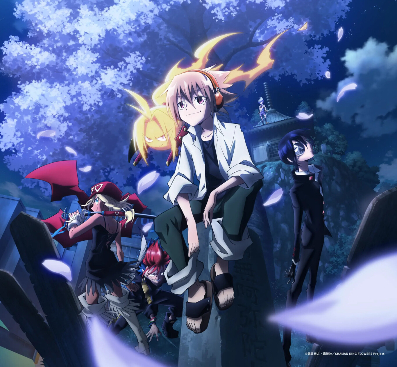 'Shaman King Flowers' presume de protagonistas y espíritus en su nuevo ...