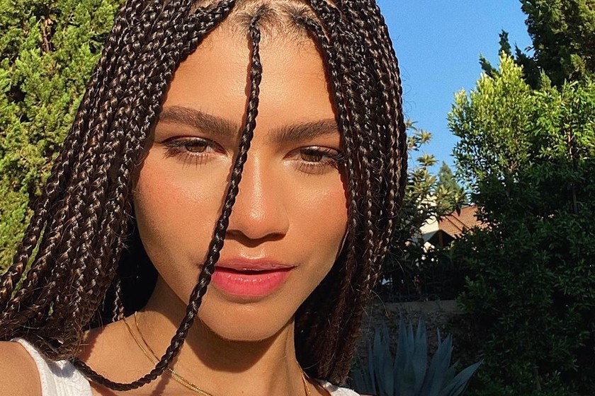 Zendaya está guapa con pelo rizado, liso, trencitas, cagando, meando y ...