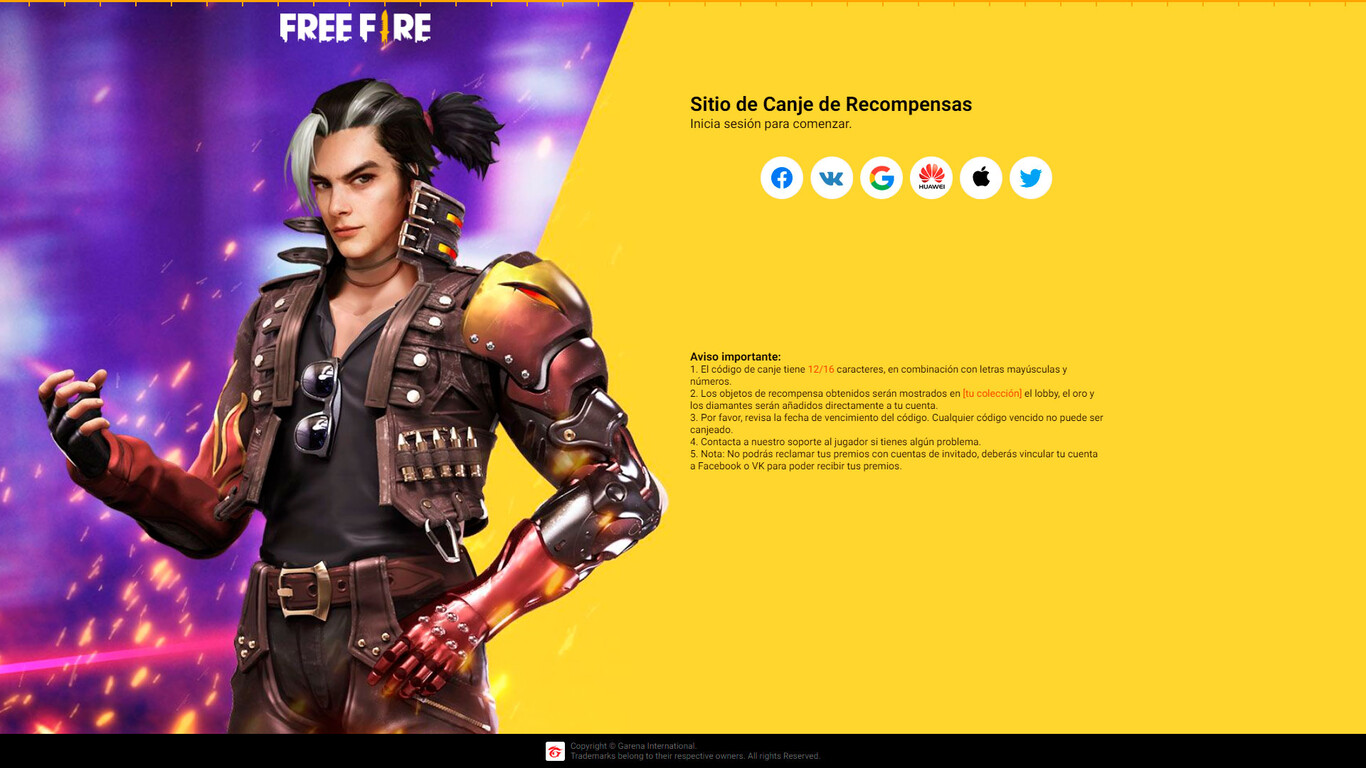 Códigos Free Fire del 10 de octubre: todos los códigos para conseguir ...