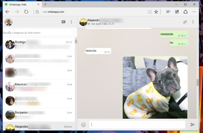 Microsoft Edge pronto tendrá soporte para WhatsApp Web