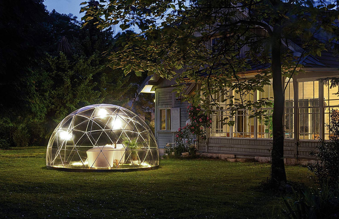 Garden Igloo, la cabaña que te permitirá vivir el verano ahora en Amazon ah
