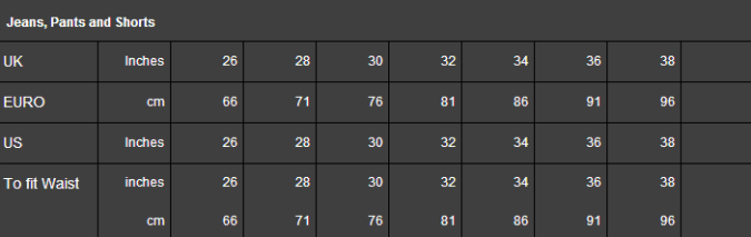 Todo lo que tienes que saber sobre el tallaje de Topman