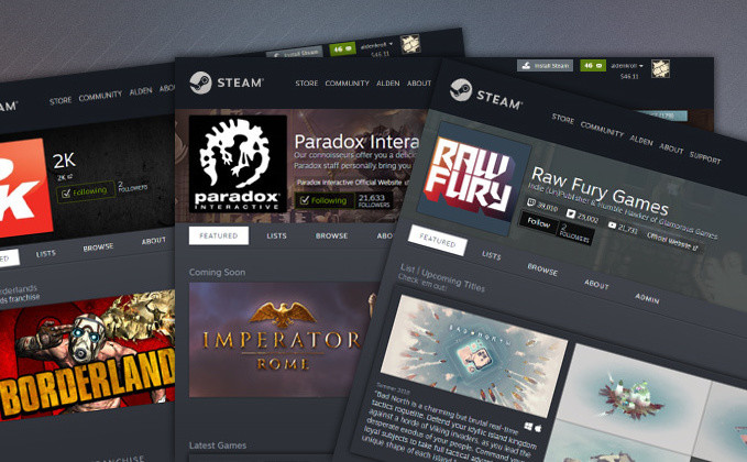 Steam: las páginas de desarrollador y editor ya están disponibles