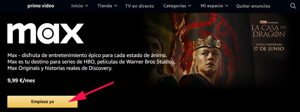 Max ha aterrizado en Prime Video: cuánto cuesta, qué incluye y cómo ...