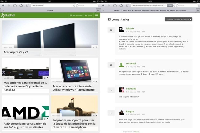 Xataka ya está adaptada a tu tablet