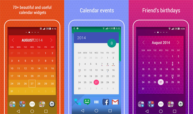 Month: The Calendar Widget, más de 70 hermosos widgets de calendario ...