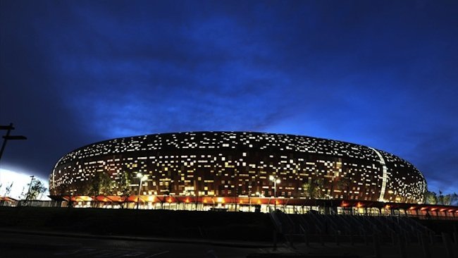 El estadio Soccer City de Johannesburgo, el "calabash"