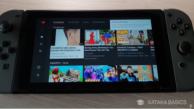 Cómo instalar YouTube en tu Nintendo Switch