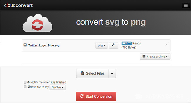 Cómo convertir una imagen SVG en PNG