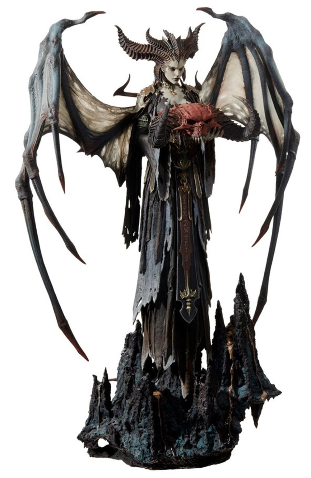 Esta descomunal figura de Lilith, de Diablo IV, no solamente ...