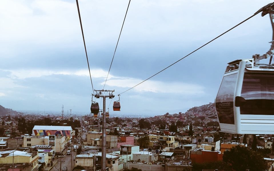 Mexicable, se inaugura el primer teleférico para transporte en México
