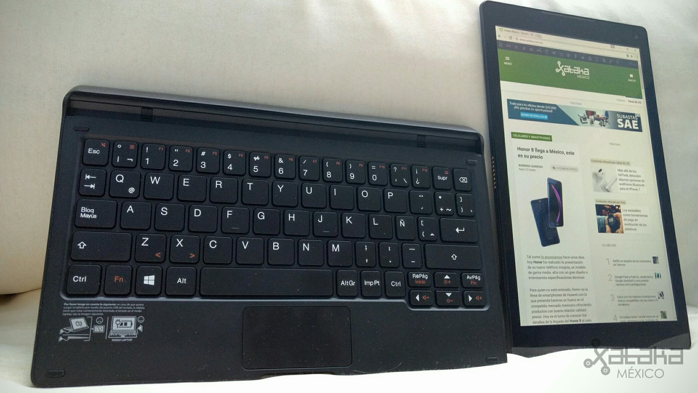 Alcatel PLUS 10 2-en-1, análisis