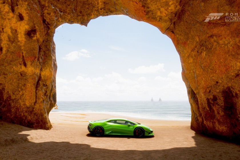 Un Lamborghini en su hábitat natural