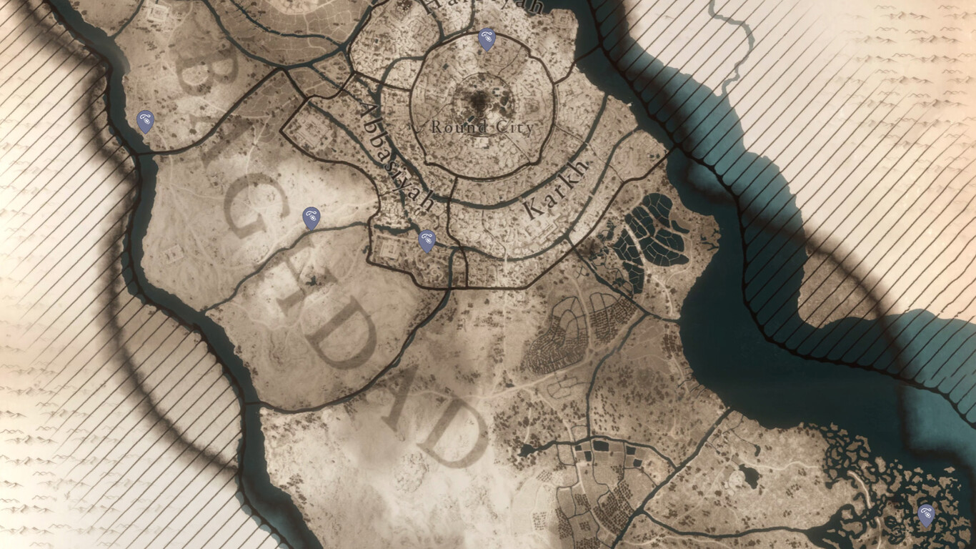 Mapa interactivo de Assassin's Creed Mirage, con todas las ubicaciones ...