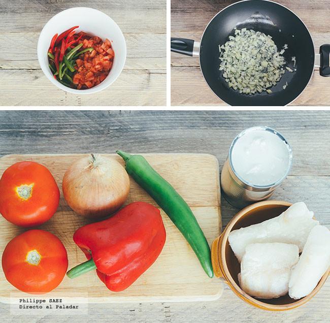 Pescado al coco. Receta