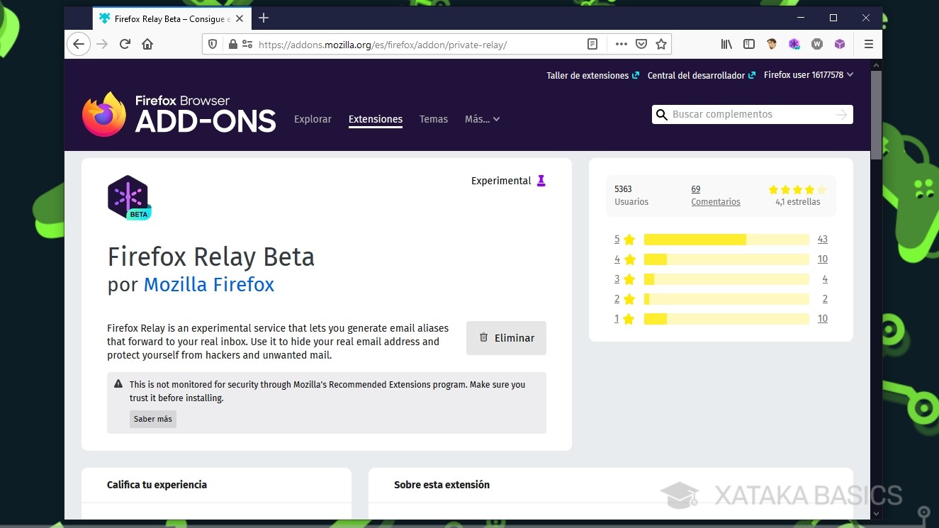 Cómo crear y gestionar correos temporales con Firefox Relay