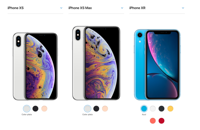 iPhone XS, XS Max y XR llegarán a México a partir del 21 de septiembre , estos son sus precios