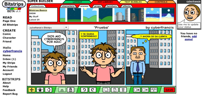 Bitstrips, una completísima herramienta para crear nuestros propios comics