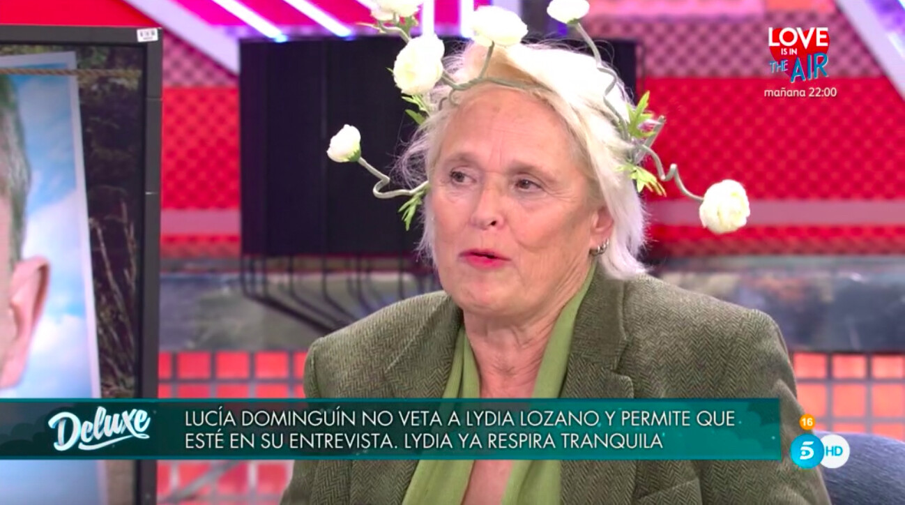 La ofrenda de paz de Lucía Dominguín a Lydia Lozano tras ofender a la ...