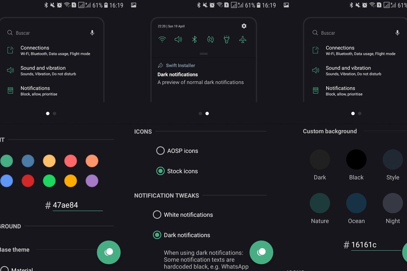 Swift es la nueva alternativa a Substratum: personaliza a fondo la ...