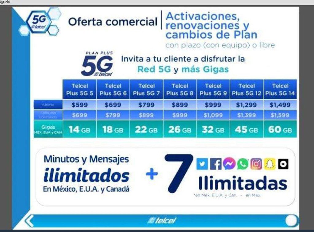 Telcel Plus 5G: primeros detalles de precios y datos de los planes con los que se podrá ...