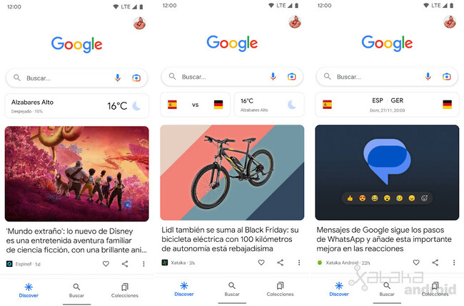 Google Now está de vuelta otra vez: Google Discover prueba nuevas ...