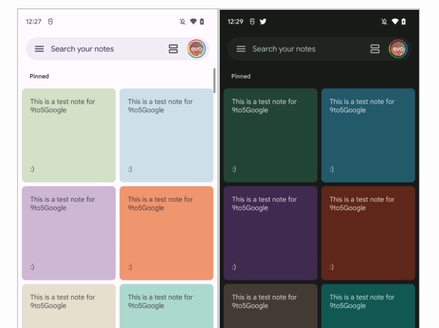 Google Keep se actualiza con el nuevo diseño Material You para Android 12
