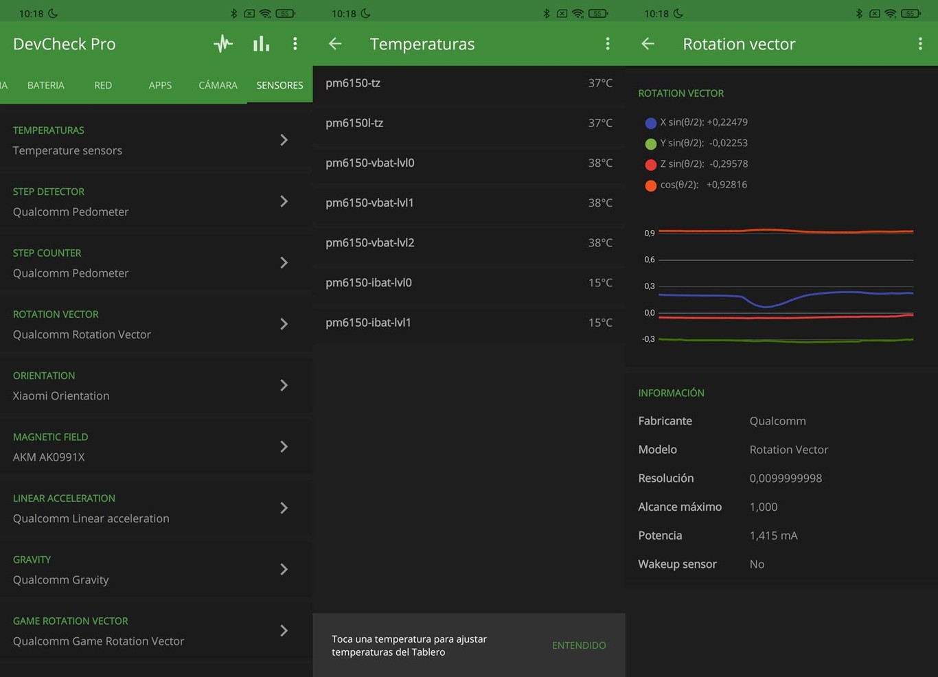 Diez cosas que puedes medir usando solo los sensores de tu móvil