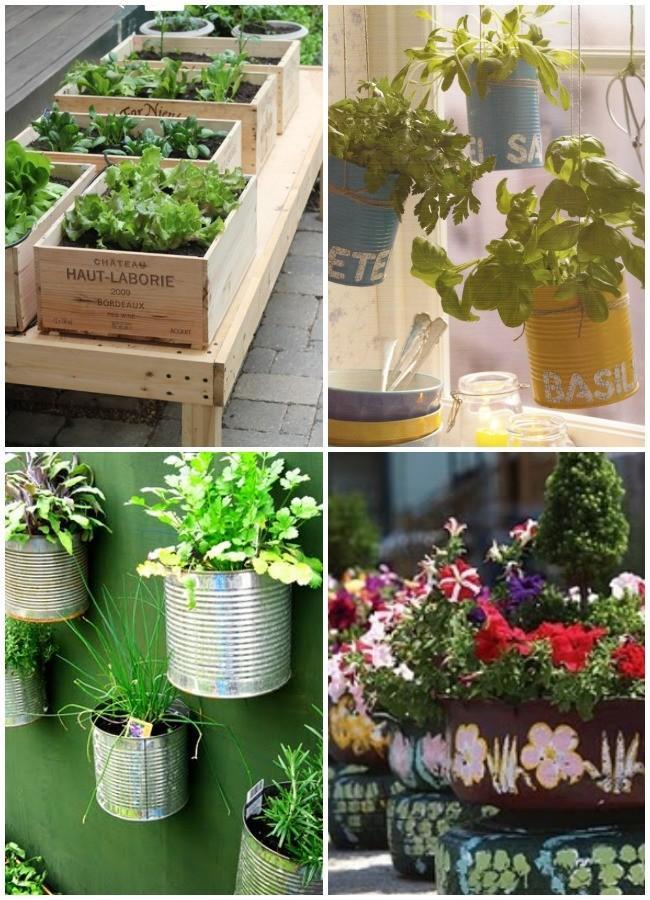 DIY: Huertos urbanos muy sencillos